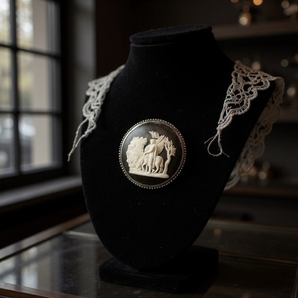 Wedgwood | Jewelry | Vintage Wedgwood F68 Black Basalt Jasperware ...